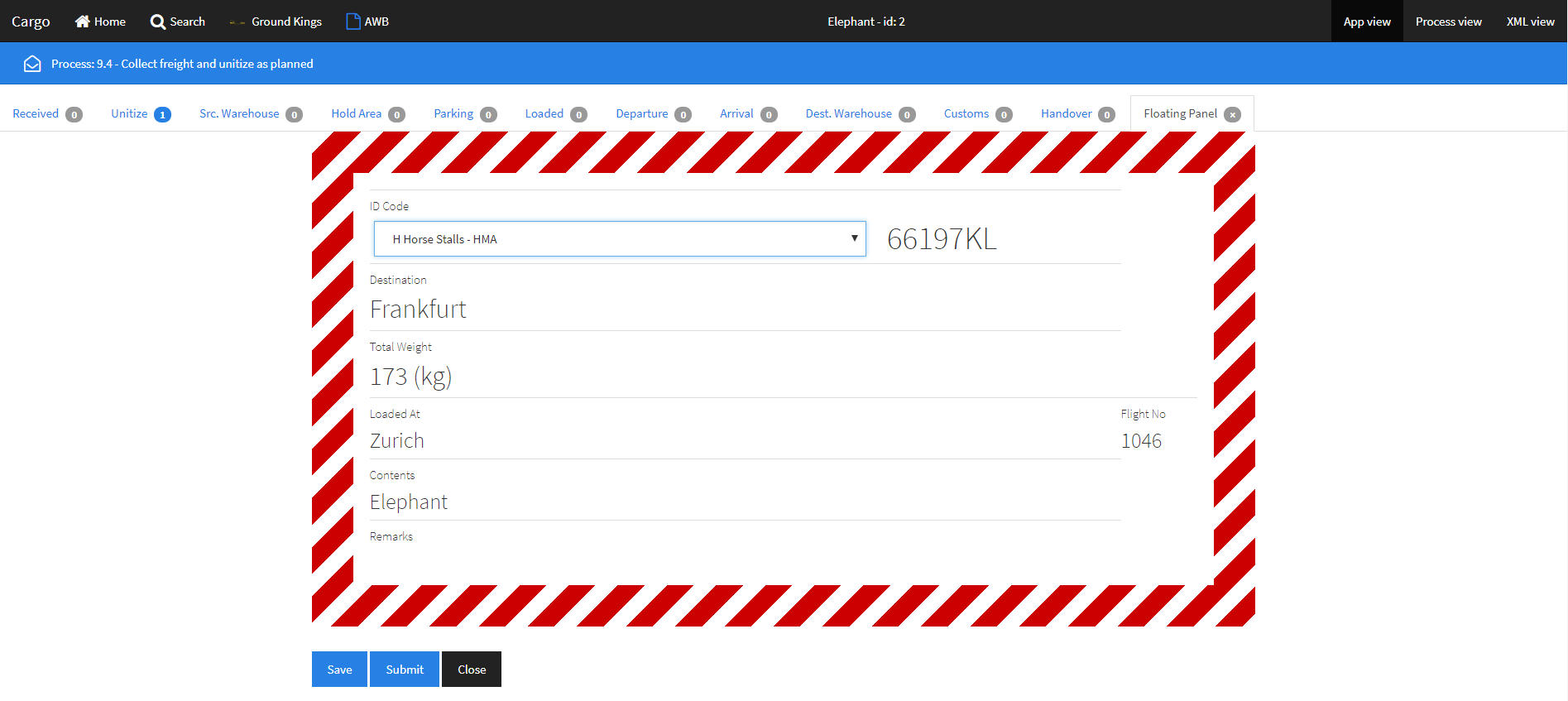 CARGO HANDLING SYSTEM | SkyRadar